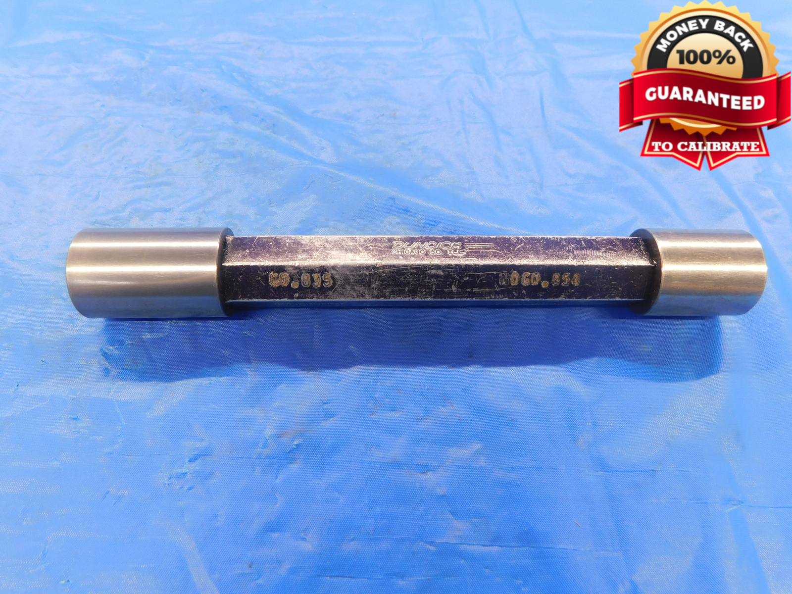 .8350 & .8540 CL Z PIN PLUG GAGE GO NO GO .8438-.0088 27/32 .835 .854 ...