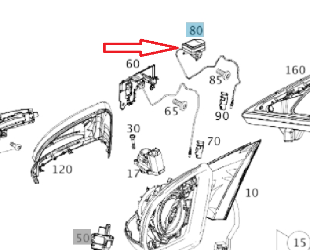 MERCEDES BENZ Antenne GPS A2139055009 online kaufen | eBay