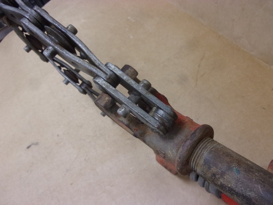 JRS Talon Tools No. 2 Adjustable Chain Cast Iron Clay Soil Drain Pipe ...