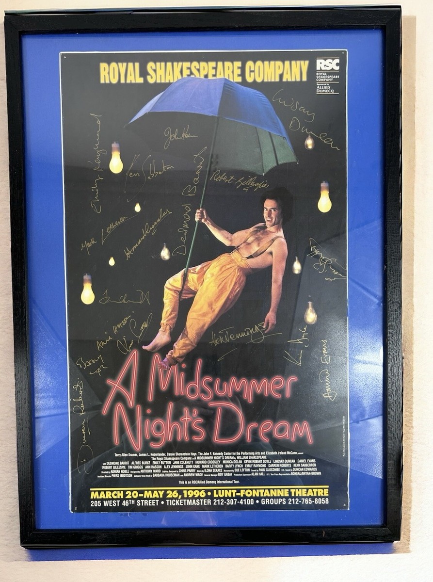 Poster For A Midsummer Night's Dream