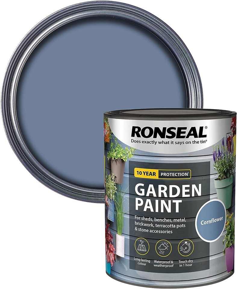 Ronseal Outdoor Exterior Garden Paint Wood Brick Metal Stone All ...