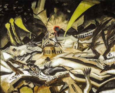 Ludwig Meidner : Apocalyptic Landscape : 1913 : Archival Quality Art ...