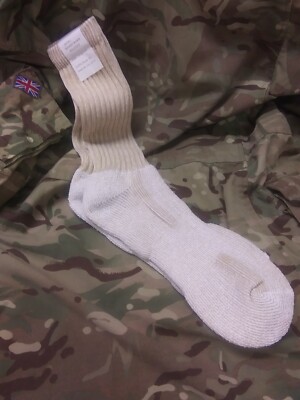 British Army Warm Weather Desert Socks, NEW Mens Large | eBay