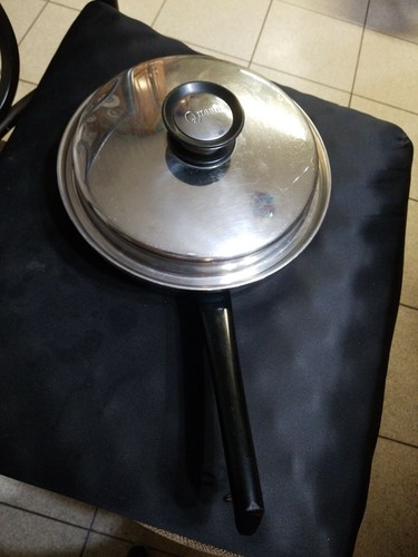 Emdeko 8.5" Skillet Fry Pan with Amway Queen Lid 3 Ply 18-8 Stainless ...