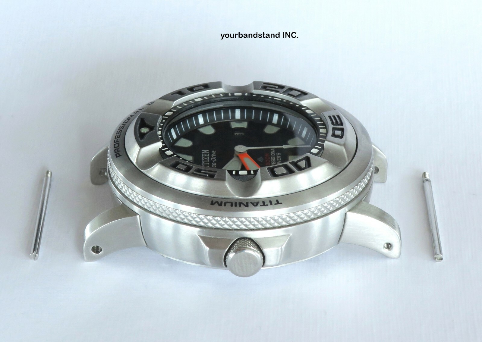 Silver Adapters Fits Citizen Eco-Drive Promaster Professional Diver ...
