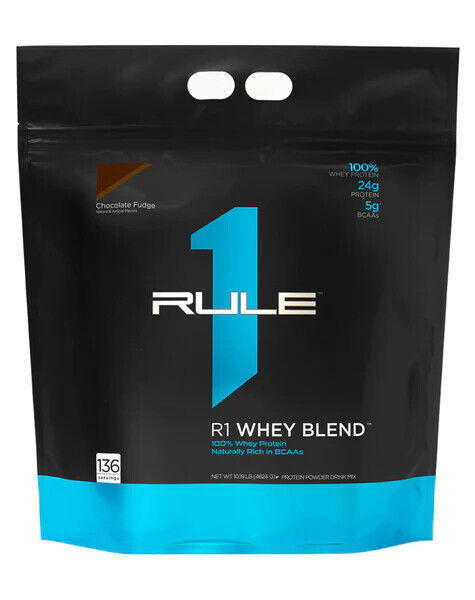 Rule 1 R1 Whey Blend 10Lb | Isolate | Concentrate | Bcaa | 100% Whey ...
