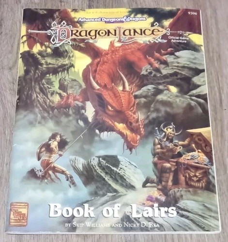 Advanced Dungeons and Dragons DragonLance Book Of Lairs TSR 9396 | eBay