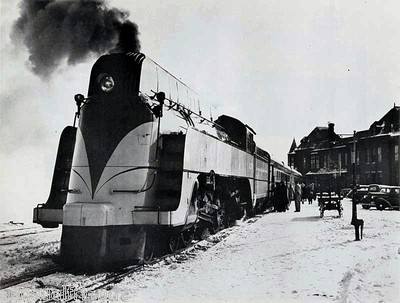 Chicago North Western 400 photo CNW Locomotive Steam Streamlined Train ...