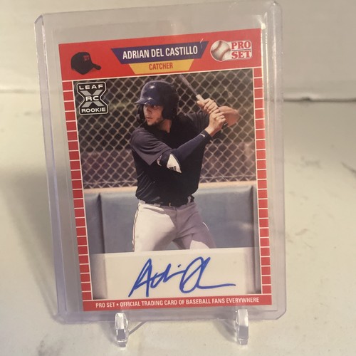 2021 Leaf Pro Set Baseball Blaster - Autographs Adrian Del Castillo #PS ...
