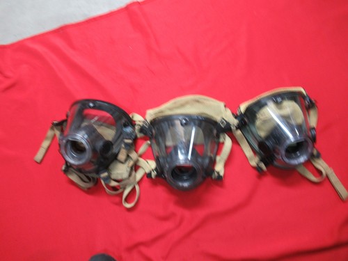 Scott AV-2000 Firefighter Mask w/ Kevlar Netting SMALL S SCBA # BAD ...