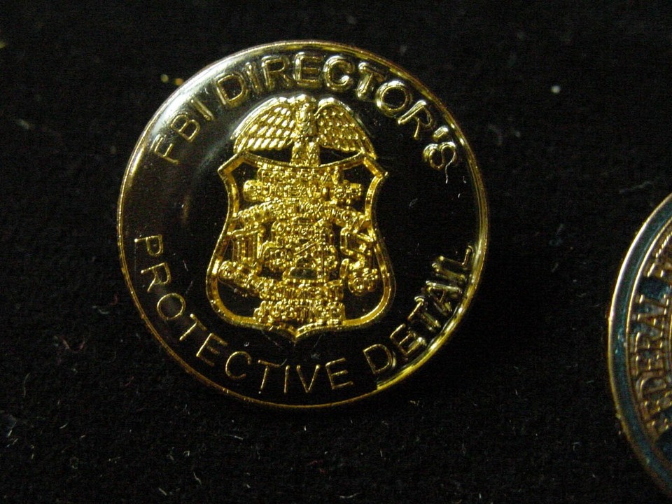 Lot 3 FBI Lapel Pin-Director protective detail, Agents association ...