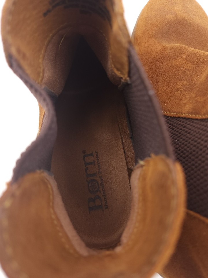 Born Women's Brody Chelsea Boot Glazed Ginger Distressed Leather Size ...