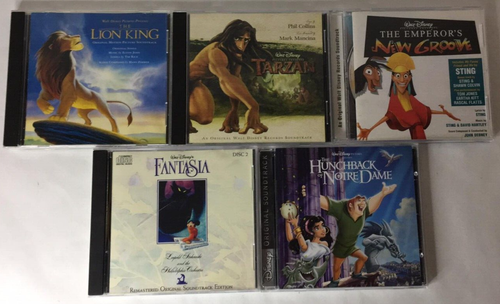 Lot of 5 CDs - Original Disney Movie Musical Soundtracks OST Cult ...