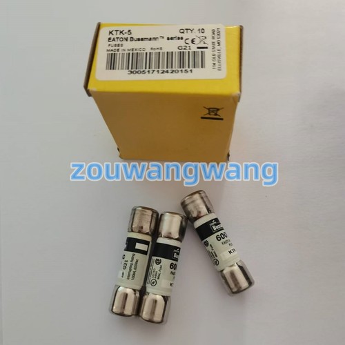 10 pcs KTK-5 Fuse 5A 600Vac，brand new with box，free shipping #Z | eBay