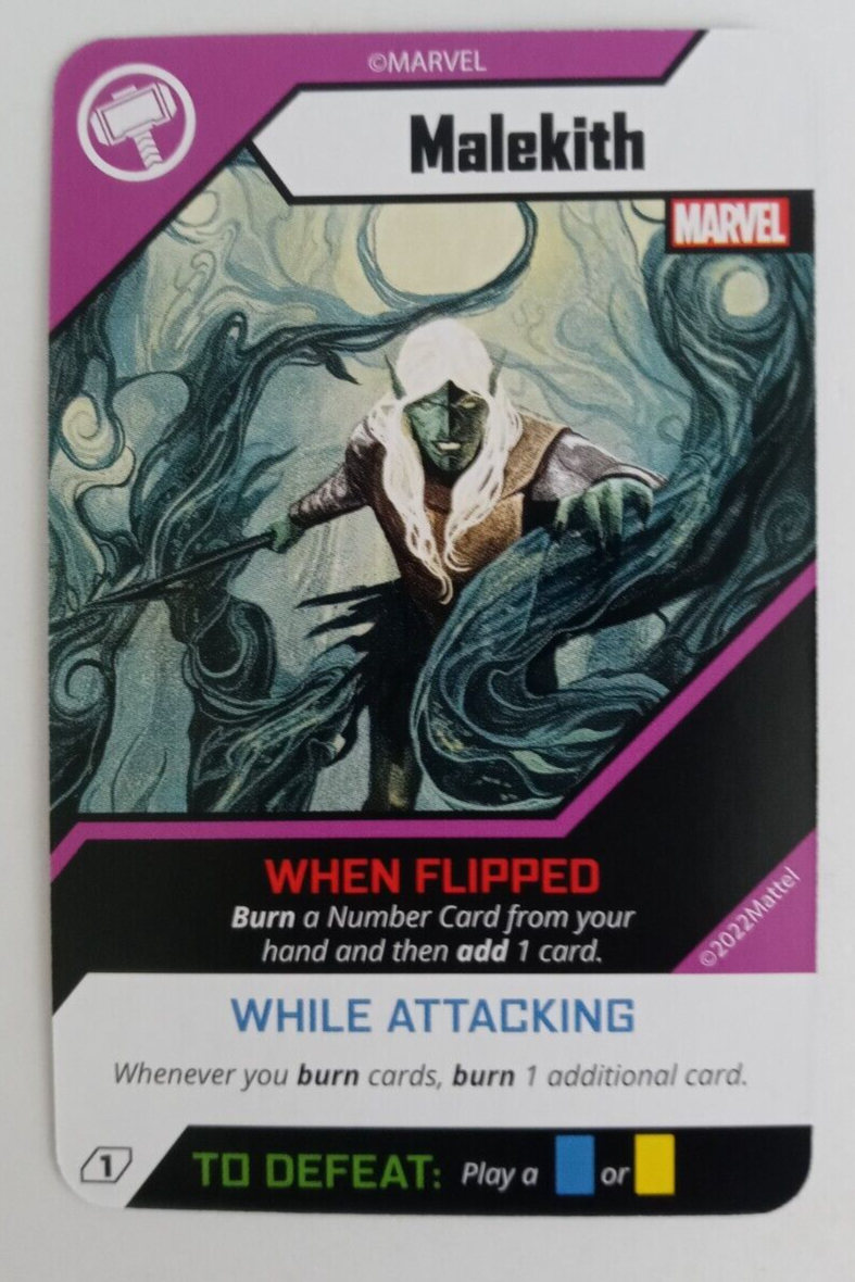 2022 UNO Ultimate Marvel Card Thor Malekith Enemy Card | eBay