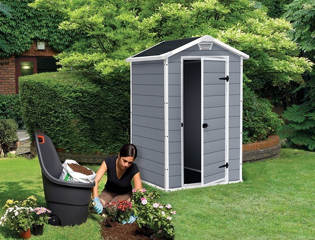 Keter Manor 3x4 ft Plastic Storage Shed for sale online | eBay