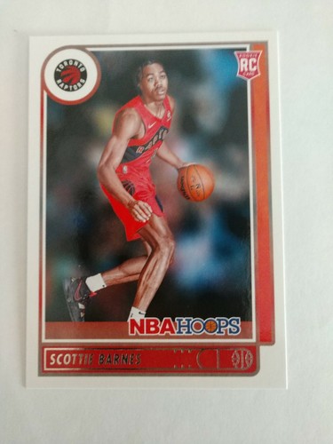 2021-2022 21-22 NBA Hoops Scottie Barnes Rookie Card RC Toronto Raptors ...