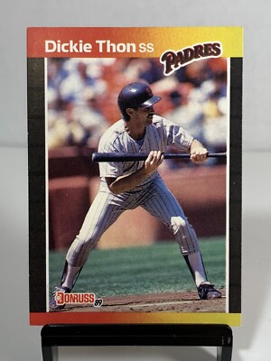 1989 Donruss Dickie Thon #441 San Diego Padres Baseball Card | eBay