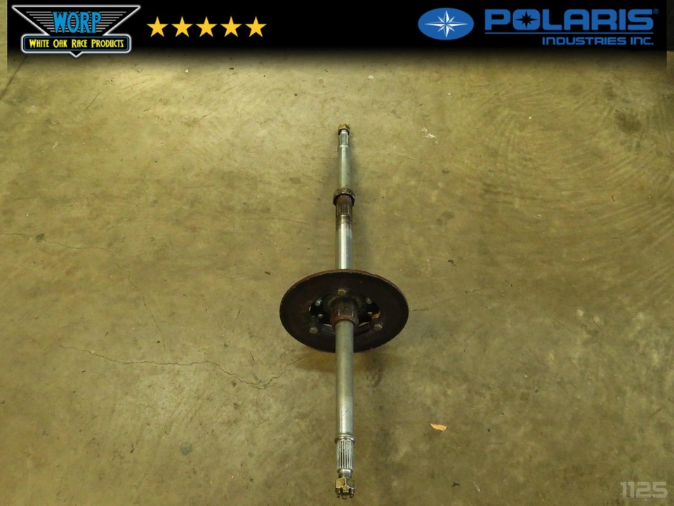2004 POLARIS SCRAMBLER 500 4X4 REAR WHEEL AXLE DRIVE SHAFT + SPROCKET ...