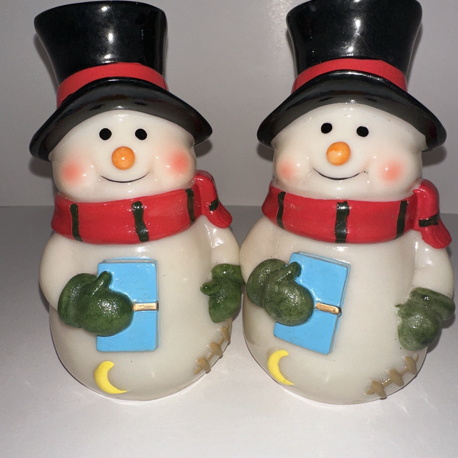 VTG Friendly Snowman Hard Sturdy Plastic Roly Poly Figurine Bright ...