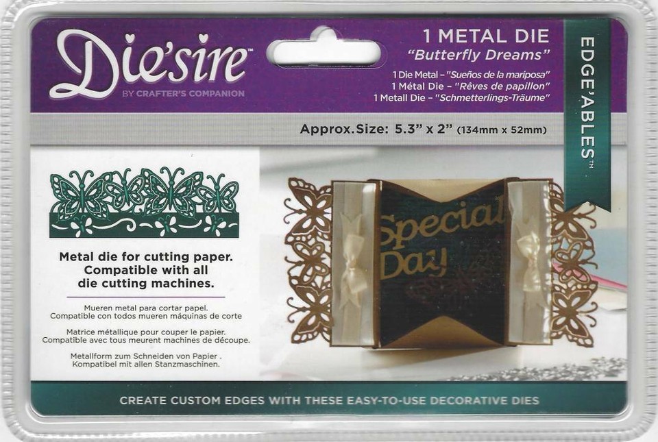 Die'sire Edge'ables Series of Thin Metal Dies + Die Sets by Crafter's ...
