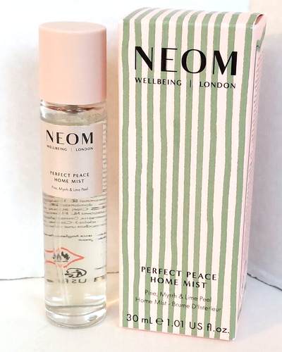 Neom Wellbeing London PERFECT PEACE 30ml home mist room spray pine ...