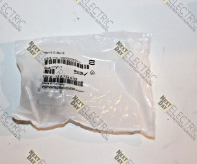 Harting, 09330062701, Han 6 E-BU-S, Plug Connector 6 Pin 6p Female | eBay