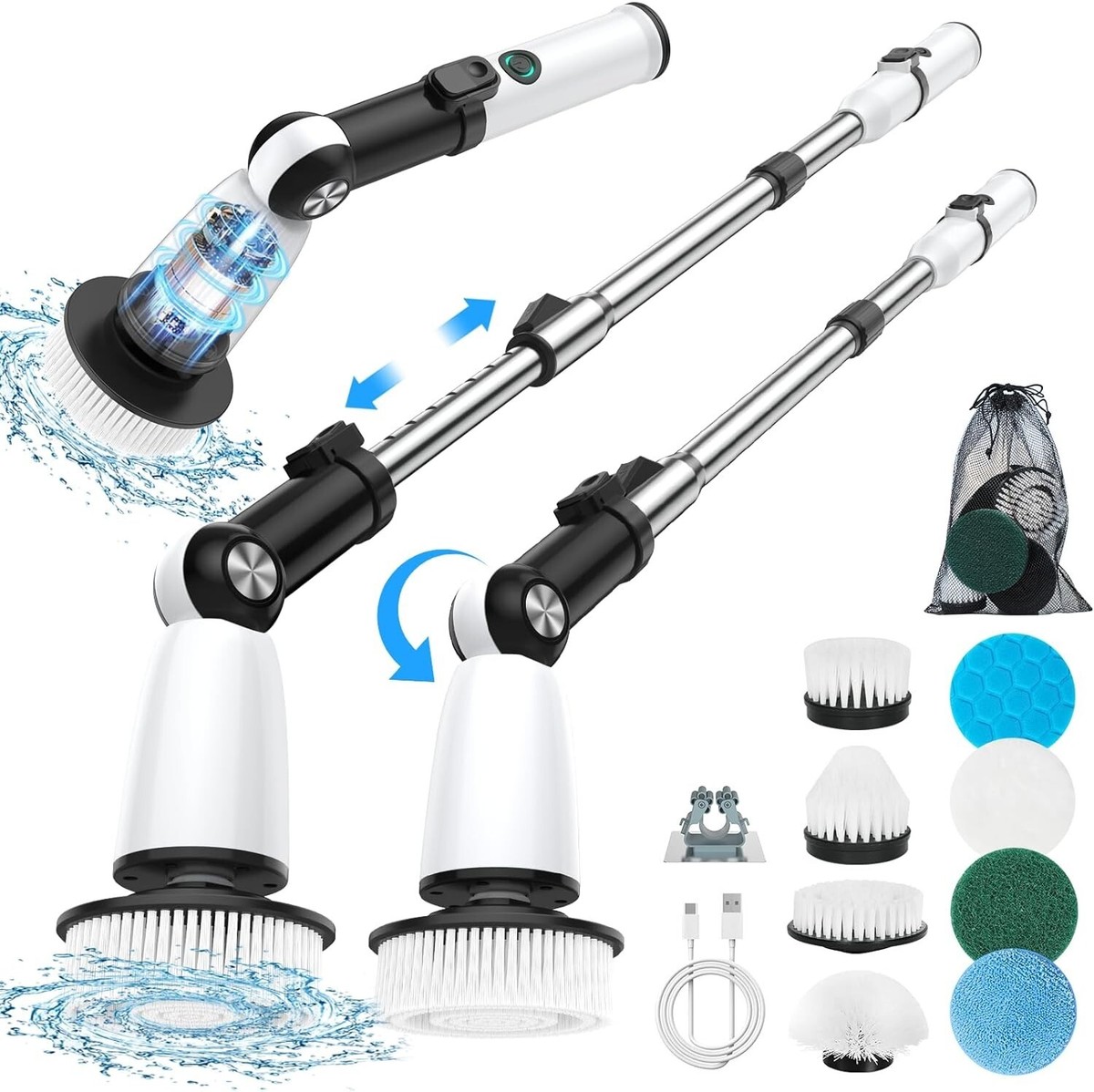 Power Scrubber Bathroom TUYU Electric Spin Scrubber, 2024 New