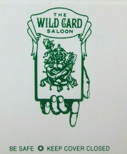 JESTER MATCHBOOK MATCHCOVER: WILD CARD SALOON CASINO (BLACK HAWK ...