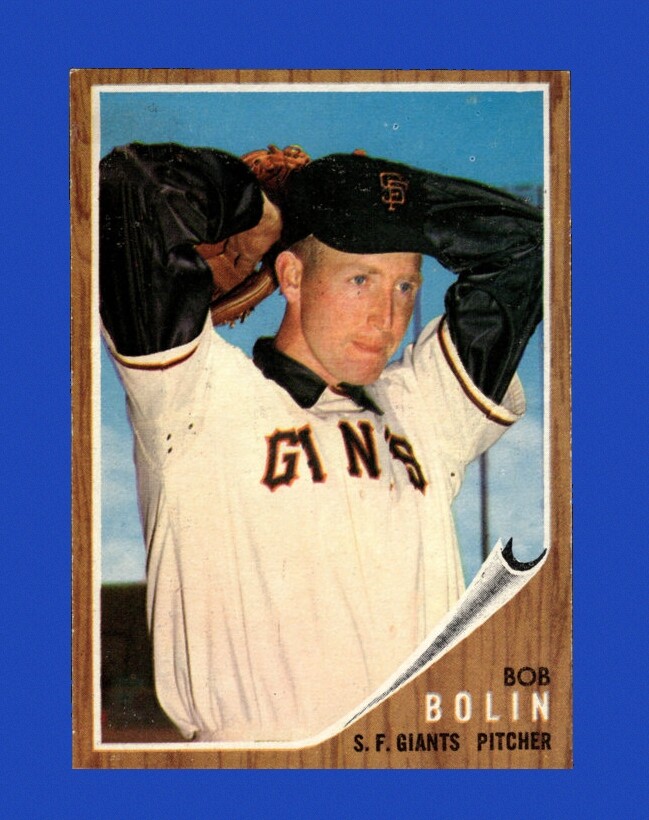 1962 Topps Set-Break #329 Bob Bolin NR-MINT *GMCARDS* | eBay