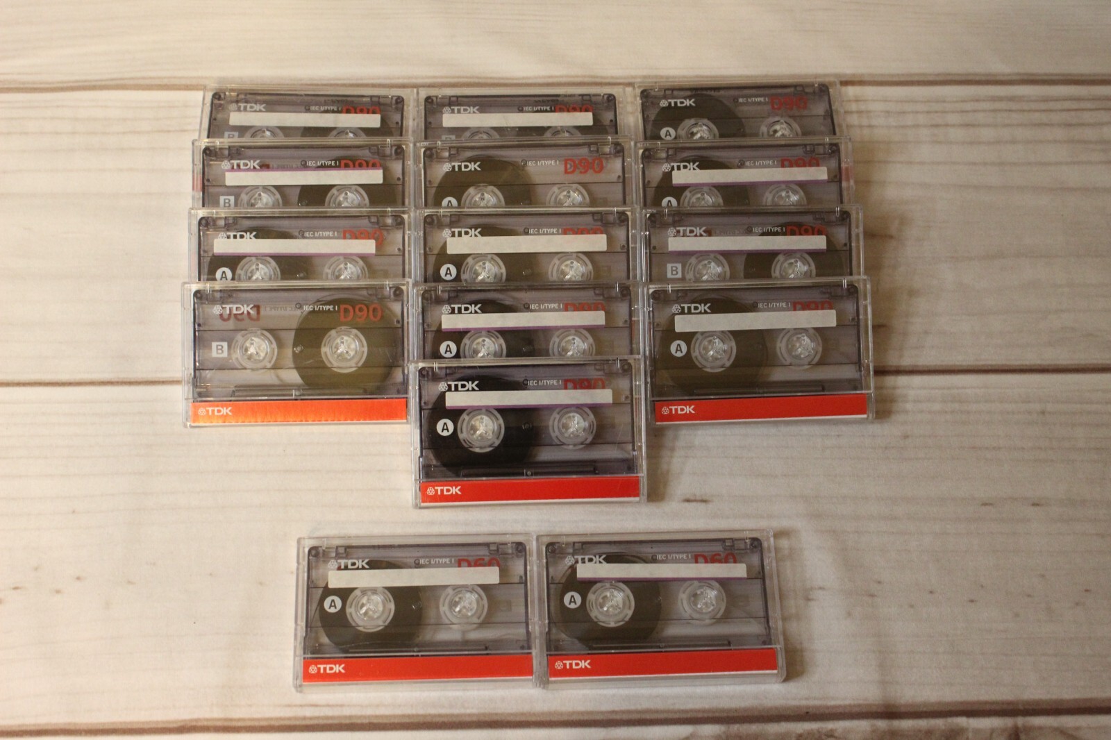 TDK - D90/D60 High Output Blank Cassette Tapes Audio Cassettes Lot of ...