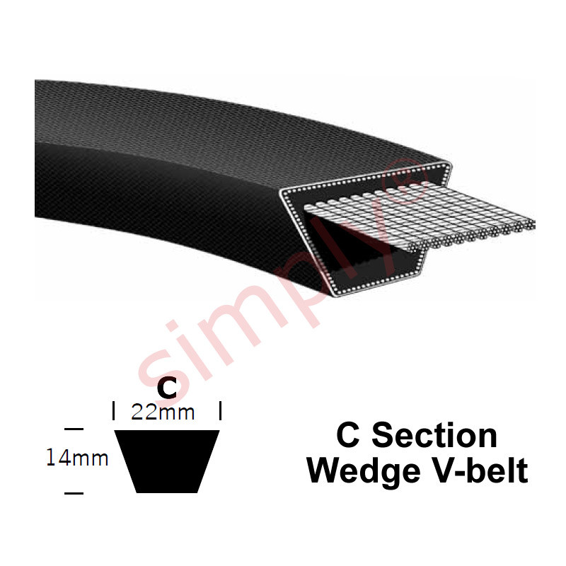 C144 Major Brand C-Section V-Belt | eBay