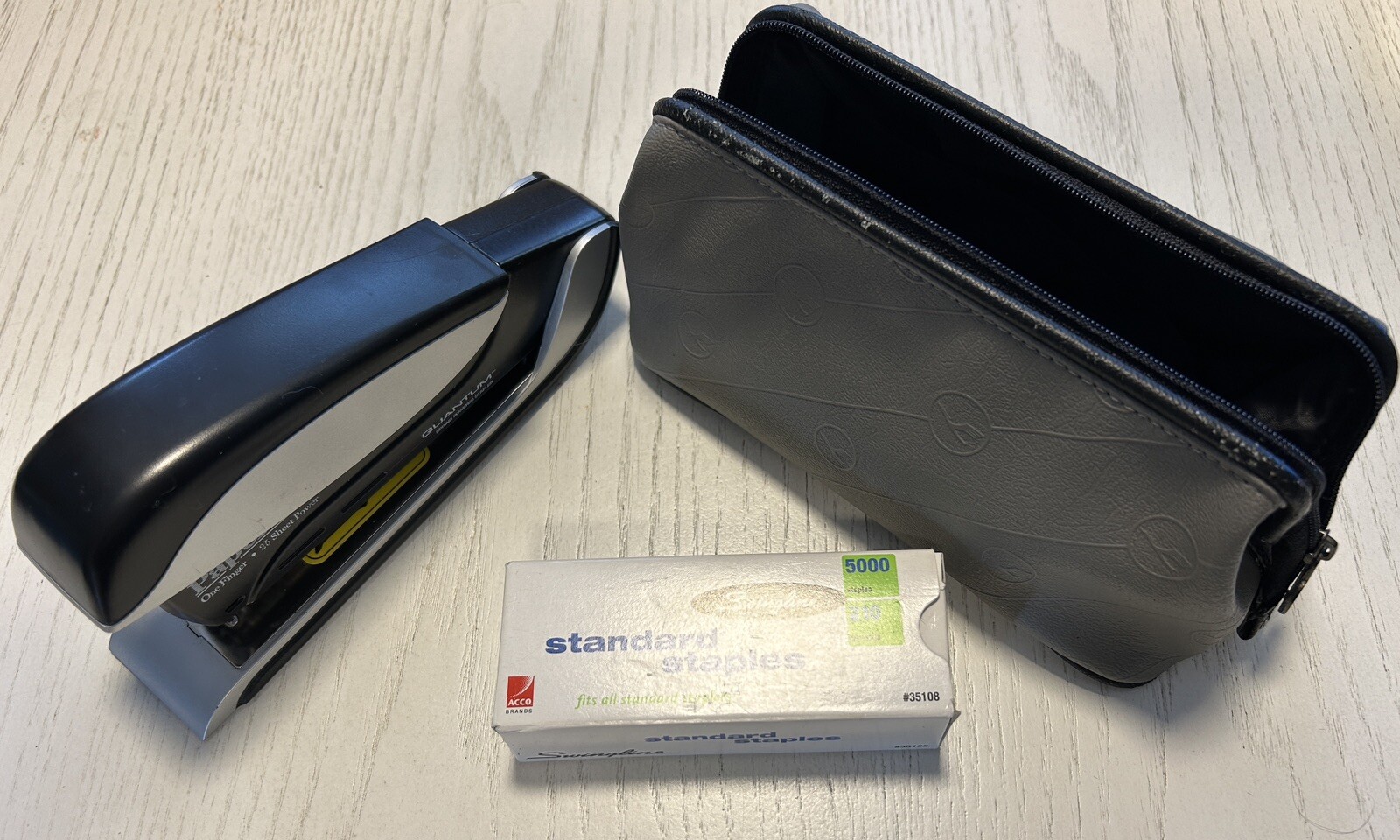 Paper Pro Quantum One Finger Stapler With Staples And Case Free ...