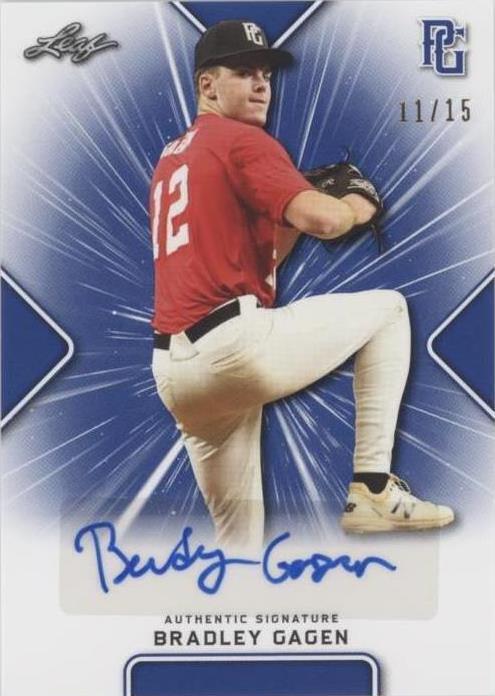 2021 Leaf Perfect Game National Showcase - Autographs Bradley Gagen #BA ...