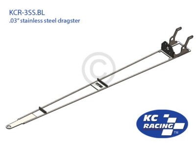 BRUSHLESS Motor Dragster Stainless Dragster Chassis Kit - KC Racing ...