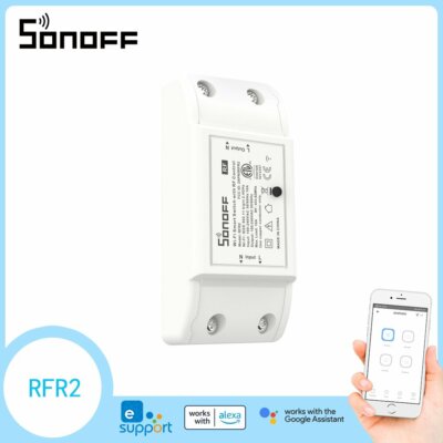 SONOFF RFR2 Smart Switch Wifi 433MHZ RF Wireless APP Remote Control DIY ...