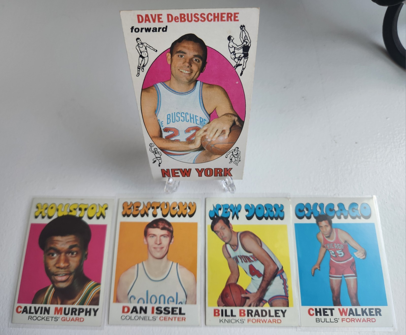 NBA Hall Of Fame 5 Card Lot inc. 1972 Murphy & Issel (Rookie Cards ...