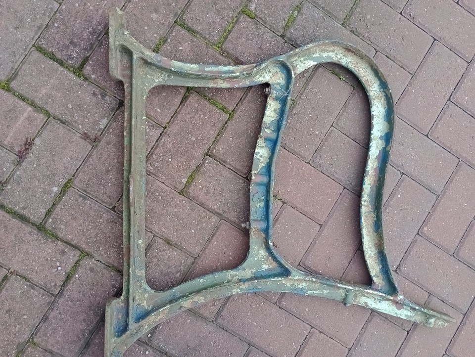 Pair Of Antique Cast Iron Charles Wicksteed Park Bench Legs Ends | eBay UK