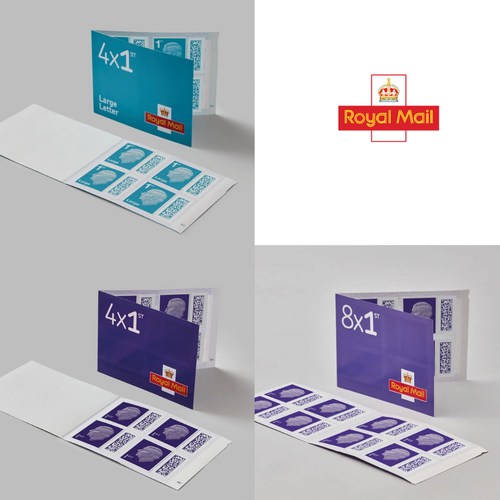 Royal Mail 1st Class UK Postage Stamps Book Selection Large Letter ...