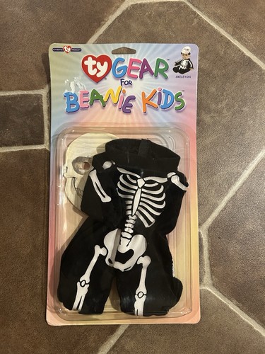 !NEW! Vintage Ty Beanie Kids Gear Halloween Skeleton Outfit | eBay