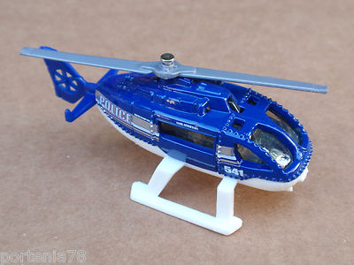 2010 Matchbox RESCUE HELICOPTER from 5 Pack LOOSE Blue POLICE | eBay