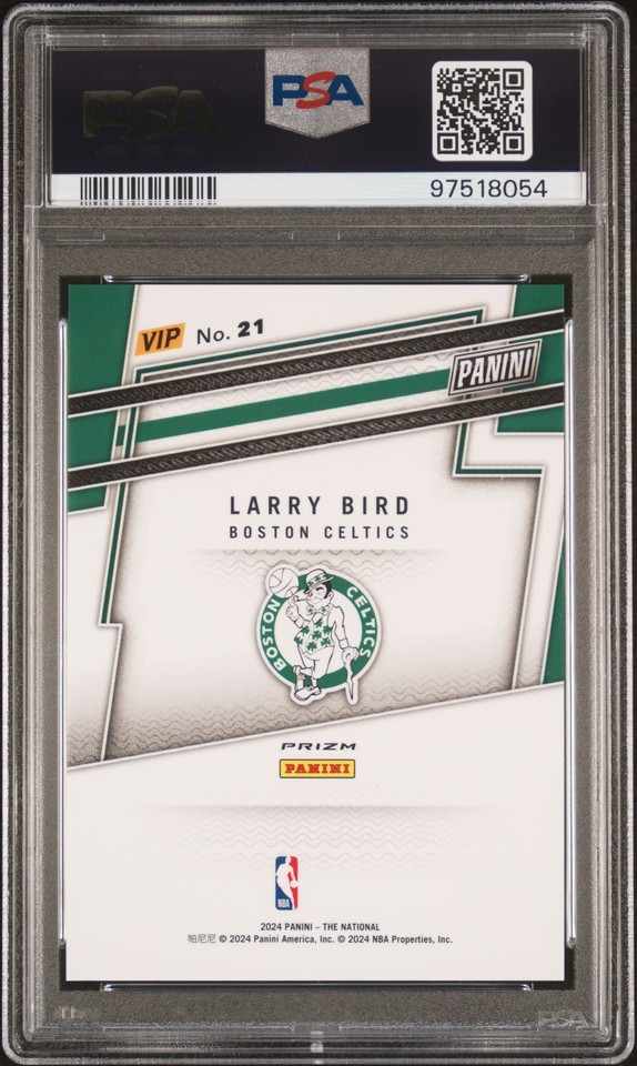 2024 PANINI NAT SPORTS COLLECTORS CONVENTION VIP GOLD ZEBRA #21 LARRY ...