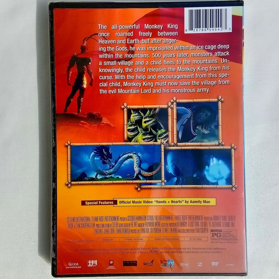 2 New DVDs - Monkey King w/ Jackie Chan & Ozzie w/ Jeff Foxworthy ...