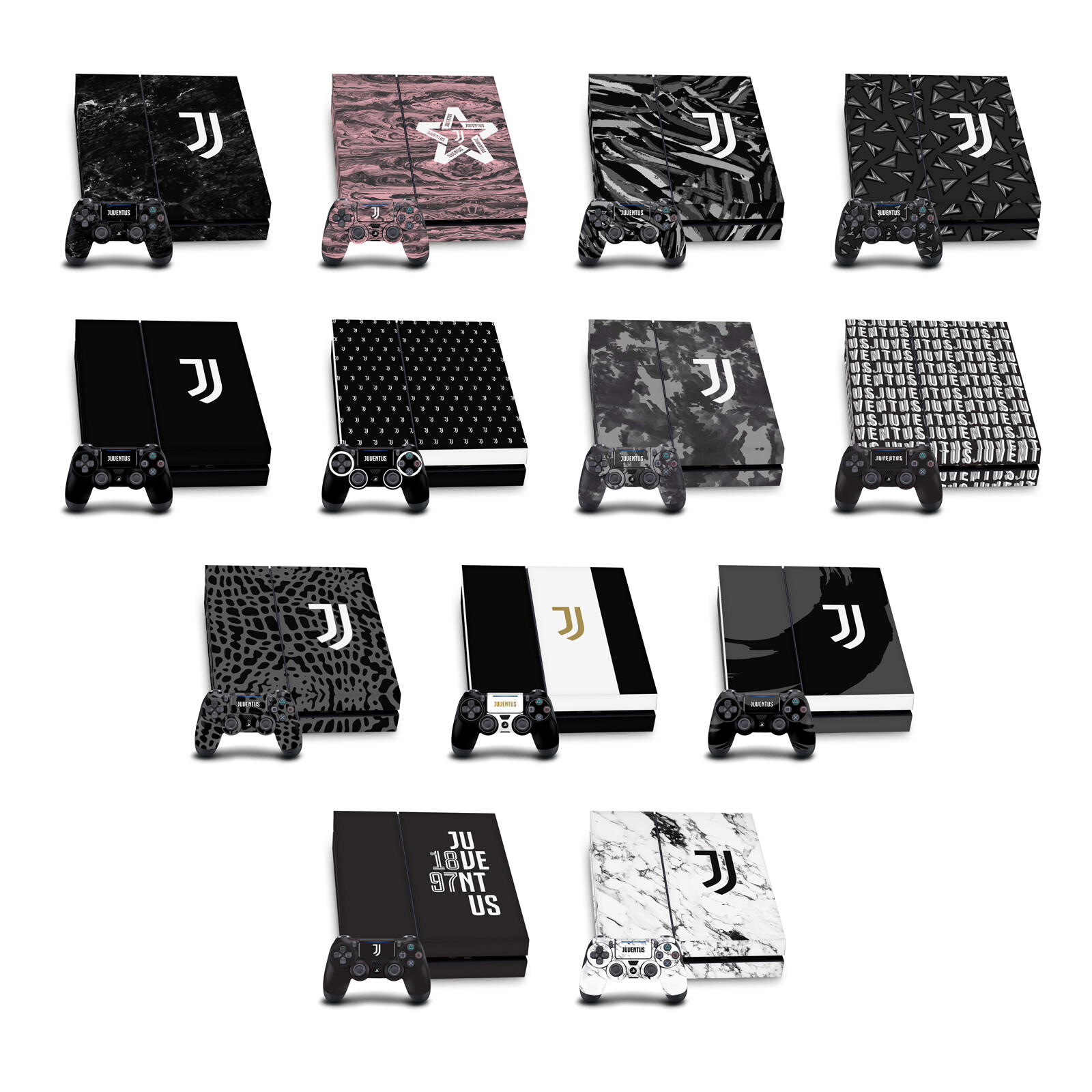 OFFICIAL JUVENTUS FOOTBALL CLUB ART VINYL SKIN FOR SONY PS4 CONSOLE ...