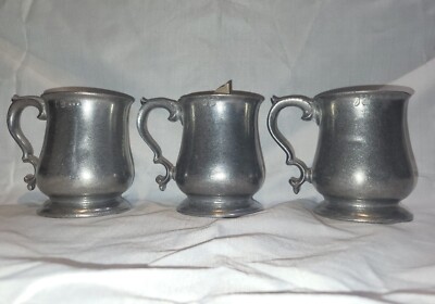 Wilton Armetale Vintage Noggin Beer Ale Stein Mug Cup Pewter USA Penn ...