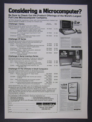 1978 Ohio Scientific Computer C2-4P 8P C3-B Challenger I II III vintage ...