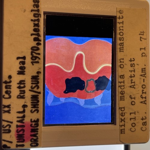Ruth Neal Tunstall “Orange Shun/Sun” African American Modern Art 35mm ...