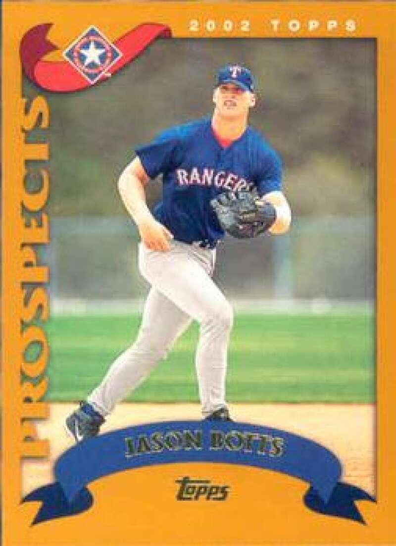 2002 Topps #682 Jason Botts NM-MT RC Rookie Rangers PROS ID:81708 | eBay