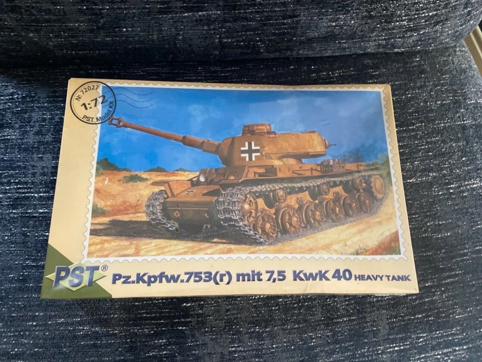 PST MODEL KIT #72027 Pz.Kpfw.753(r) mit 7,5 KwK 40 HEAVY TANK | eBay
