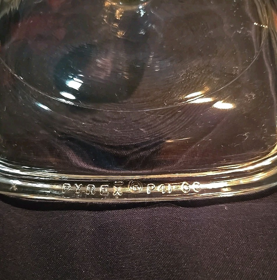 Petite Pan Pyrex Glass Lid P-41-GC for Corning Ware P-41-B & P-43-B ...